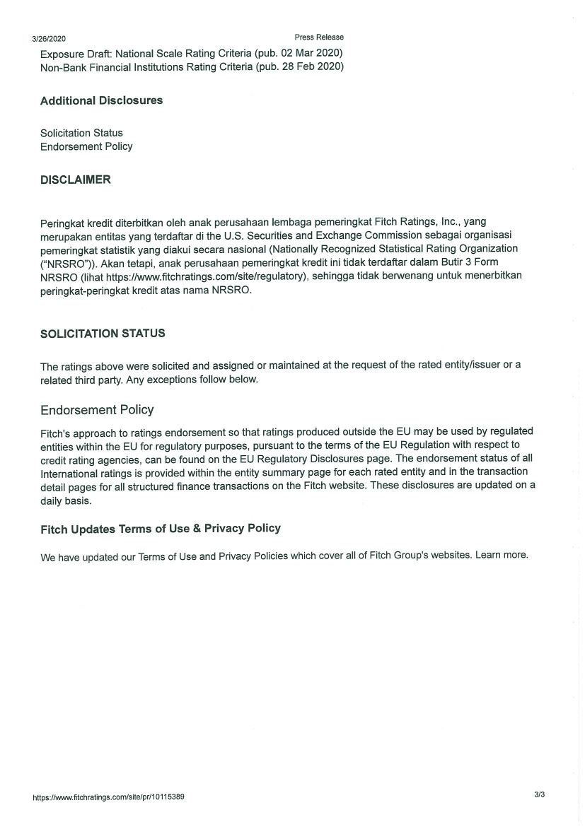 KETERBUKAAN INFORMASI PERKEMBANGAN PT PANIN SEKURITAS TBK - Panin Sekuritas